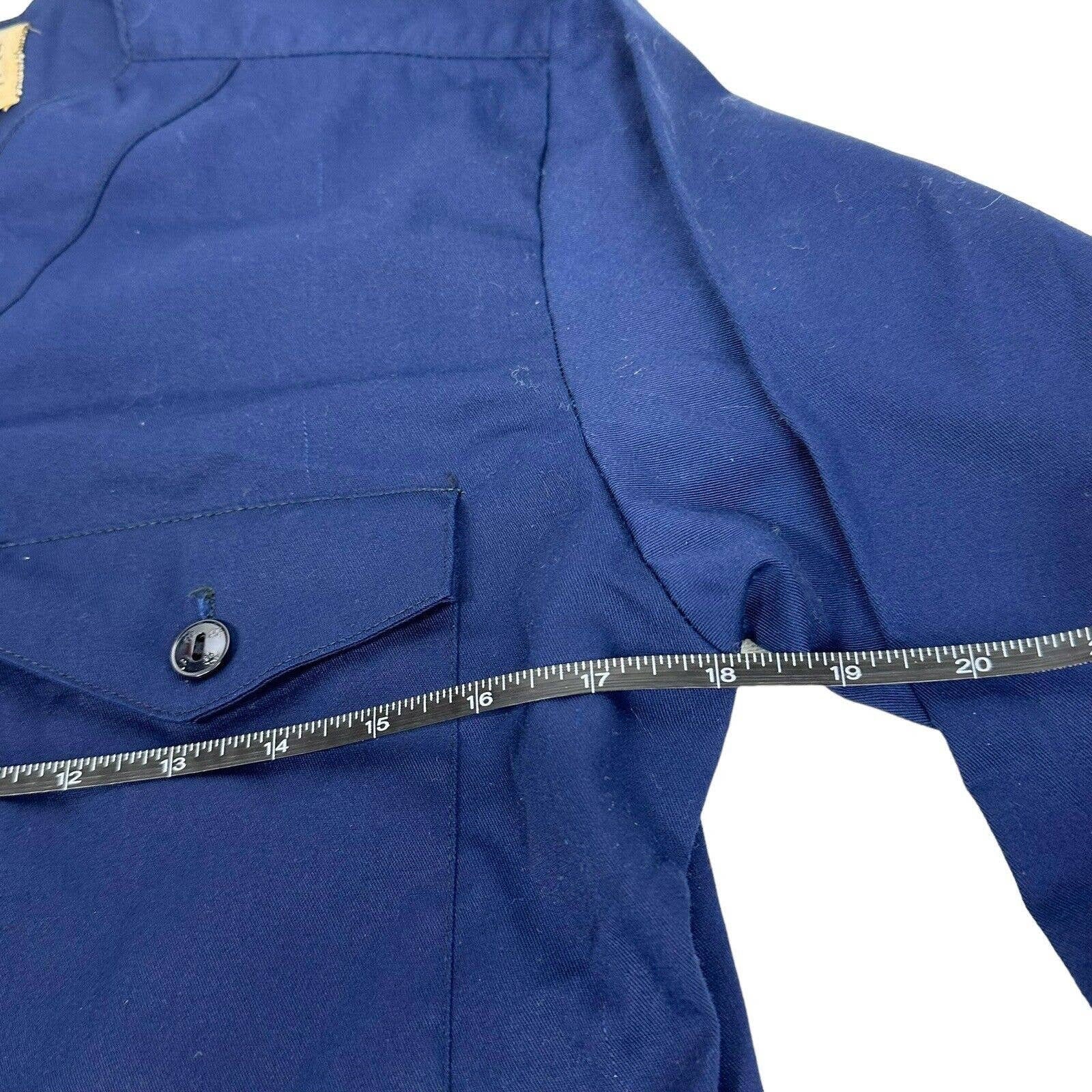 Boy Scouts of America Blue Long Sleeve Button up Uniform Shirt - Etsy