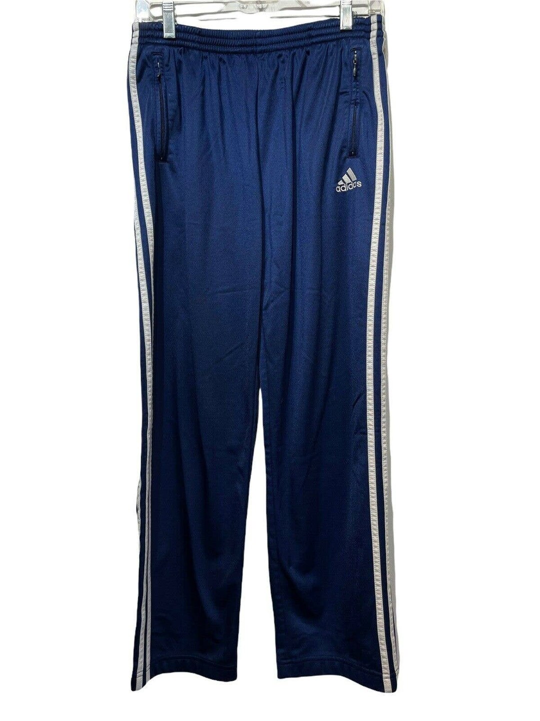 Vintage Adidas Mens Tear Away Pants Size XL Side Snap Warm up Track ...