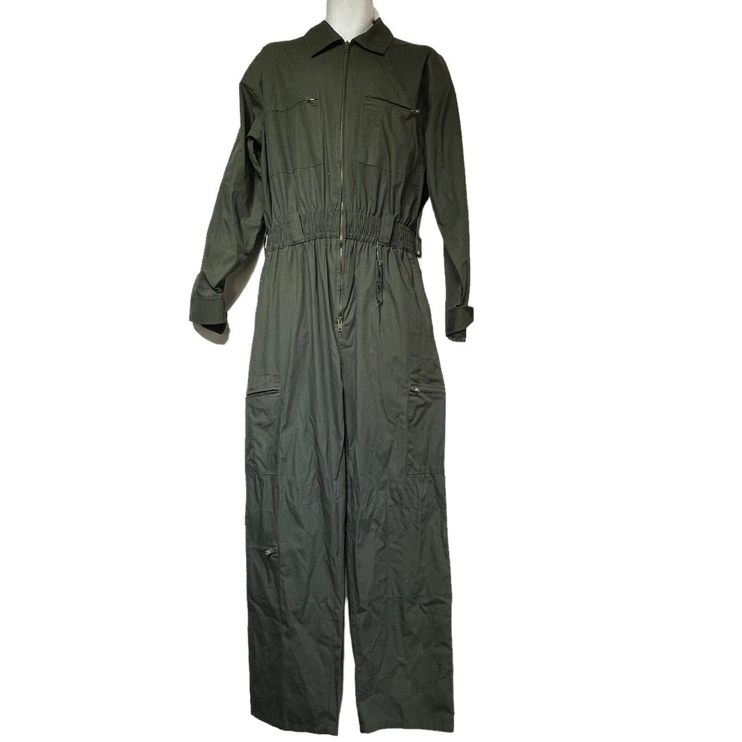 Flying Cross by Fechheimer Green Pilot Jumpsuit Size 40 UD52655 - Etsy