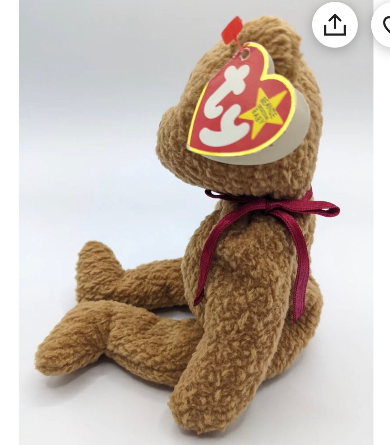 Ty Curly Beanie Baby Retired 1996 - Etsy