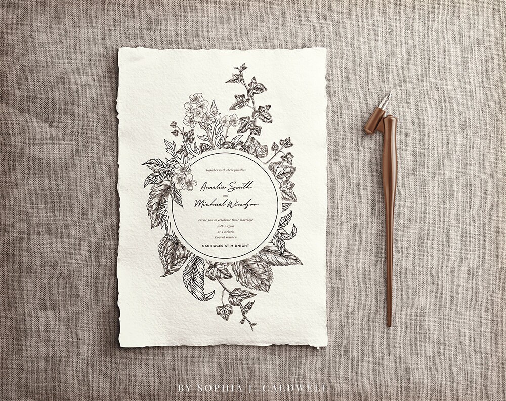 Round Digital Frame Clipart, Digital Border Frame PNG, Vintage ...