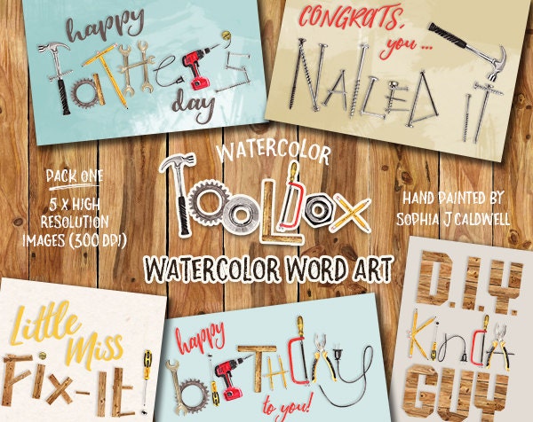 Fathers Day Clipart Tool Clipart Birthday Clip Art | Etsy