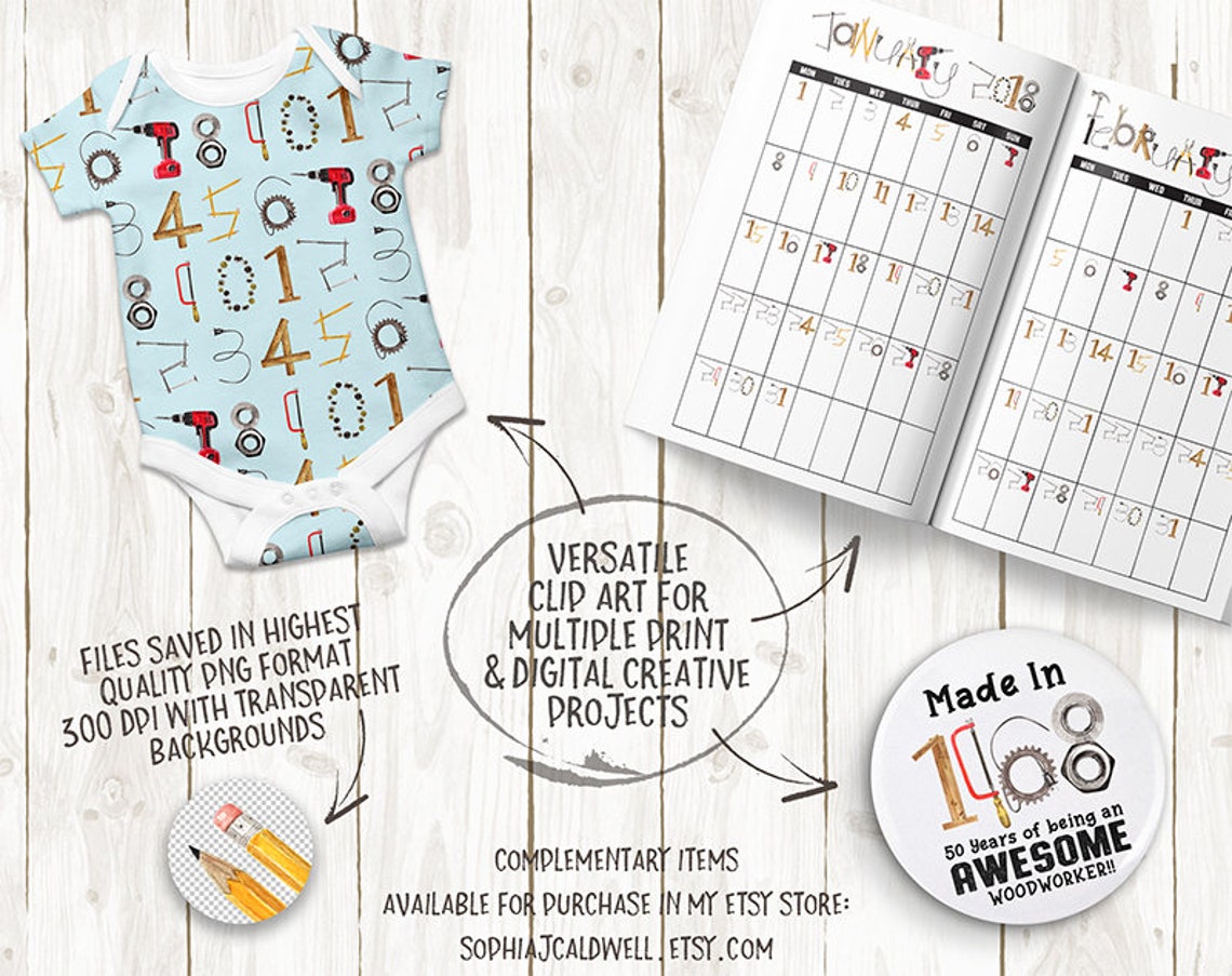 Diy Clipart Numbers Set 0-9 Boy Watercolor Clipart Watercolor - Etsy