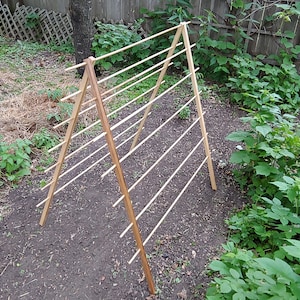 Hardwood Trellis - A Frame, 4ft and 6ft Plant Playground, Fun for ...