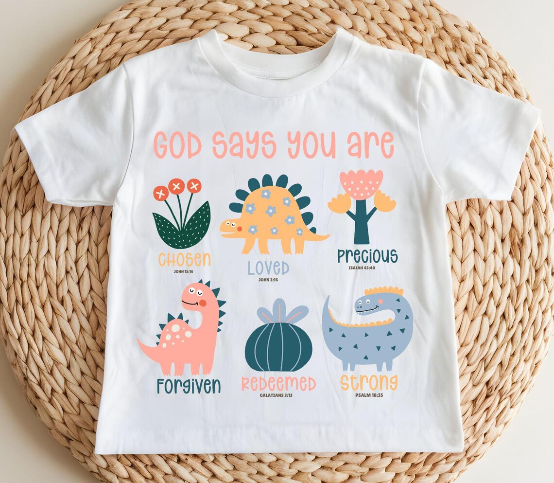 Christian Dinosaur PNG: God Says You Are Loved (digital Download) - Etsy