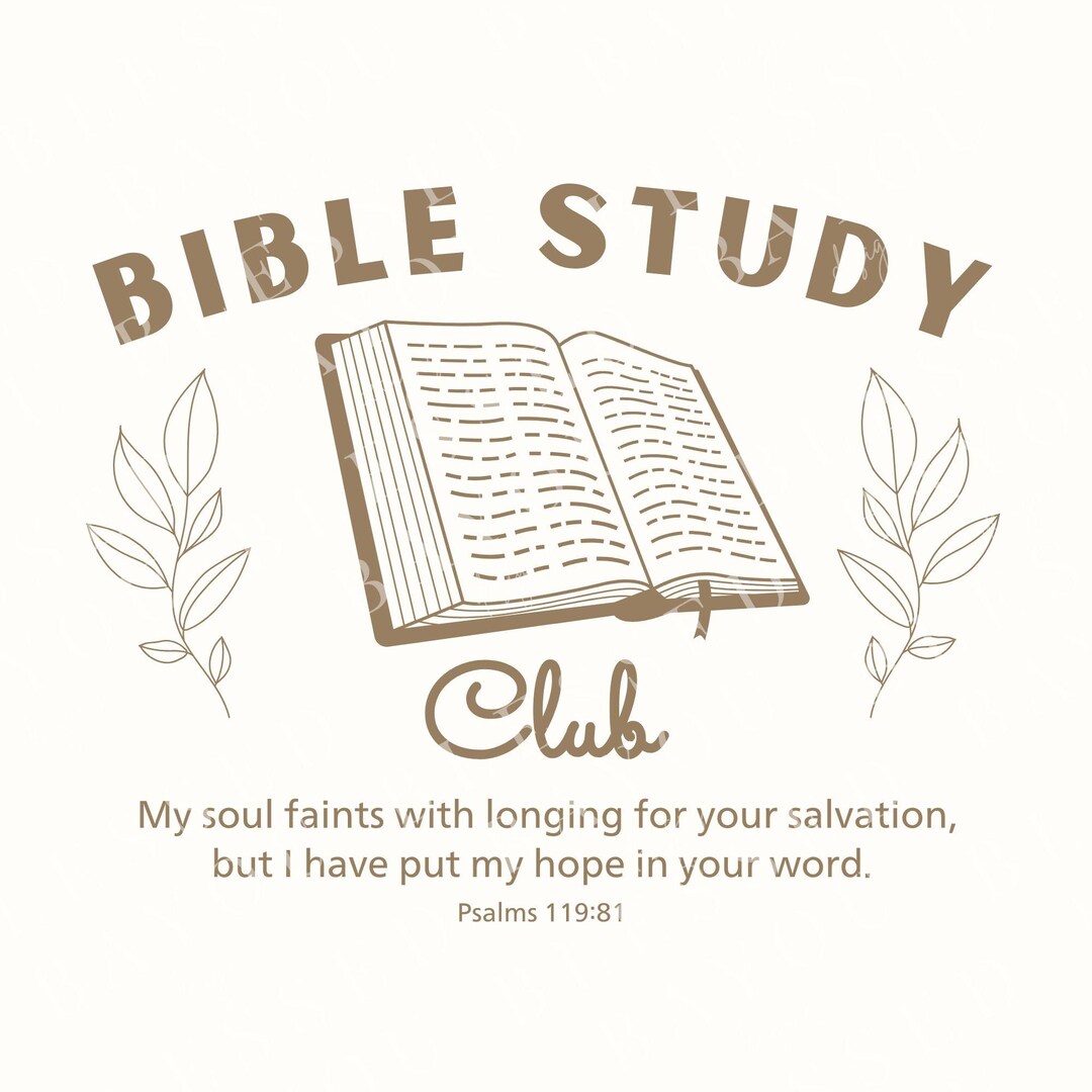 Bible Study Club Christian Trendy PNG - Proverbs 119 Bible Scripture - Etsy