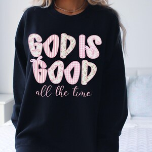 God is Good PNG: Preppy Pink Floral Christian Design (digital Download ...
