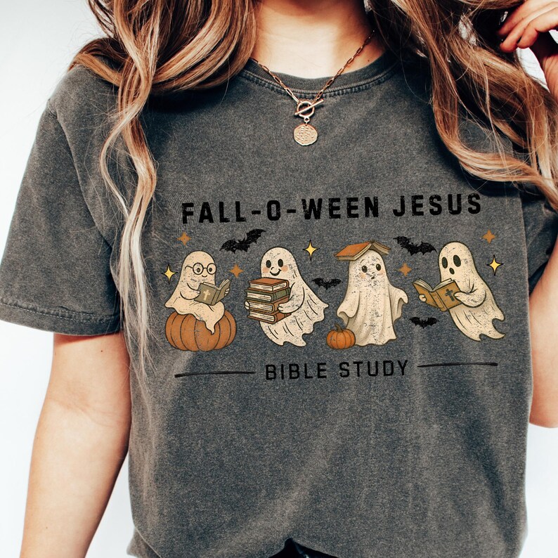 Fall-o-ween Christian PNG: Jesus Bible Study, Holy Ghost Halloween ...