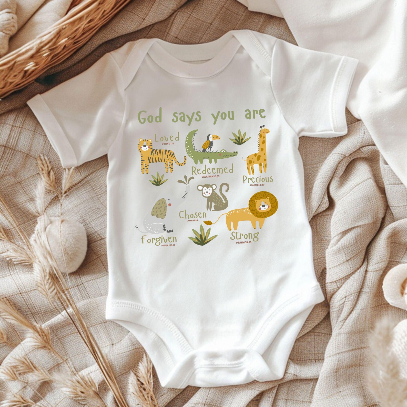 Christian Zoo Animals PNG: God Says You Are Loved (digital File) - Etsy