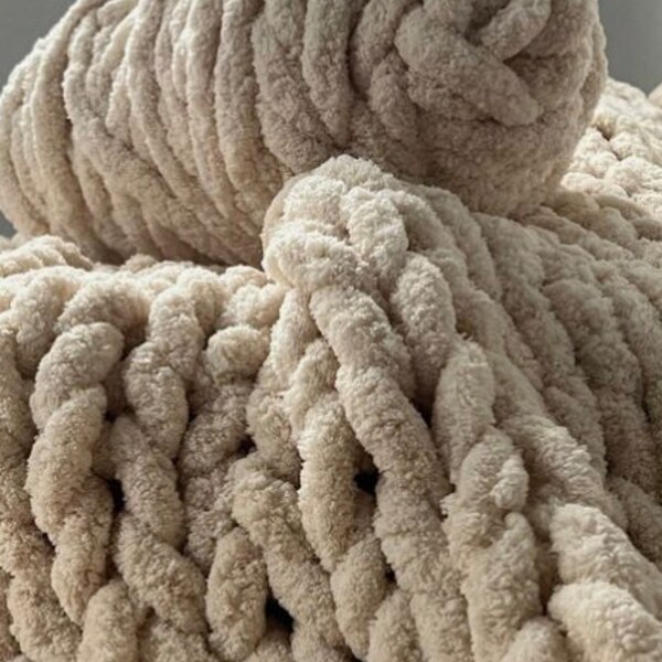 Chunky Knit Blanket Kit - Etsy
