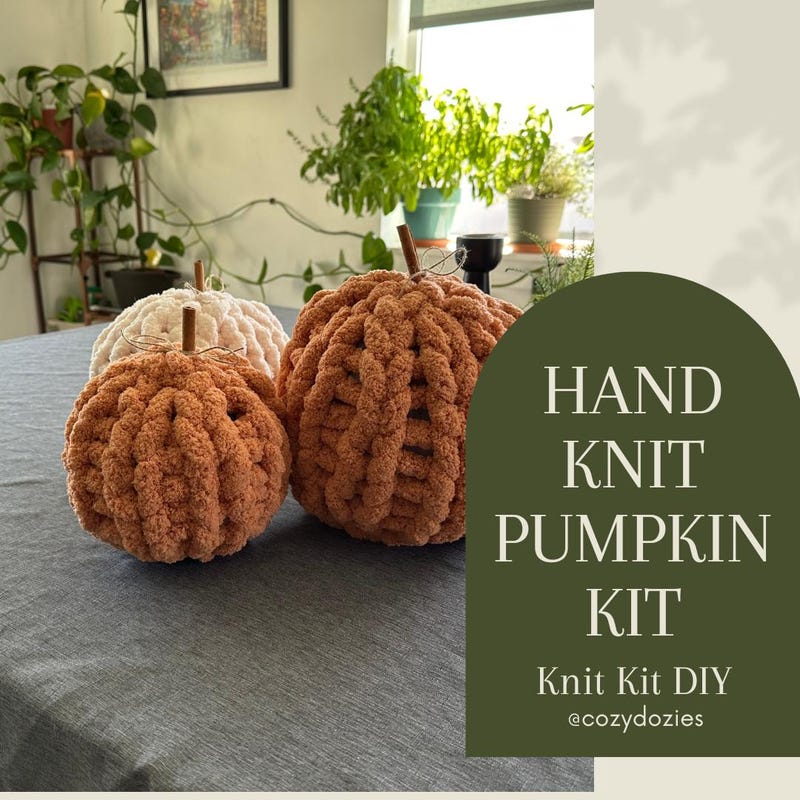 Chunky Yarn Pumpkin - Etsy