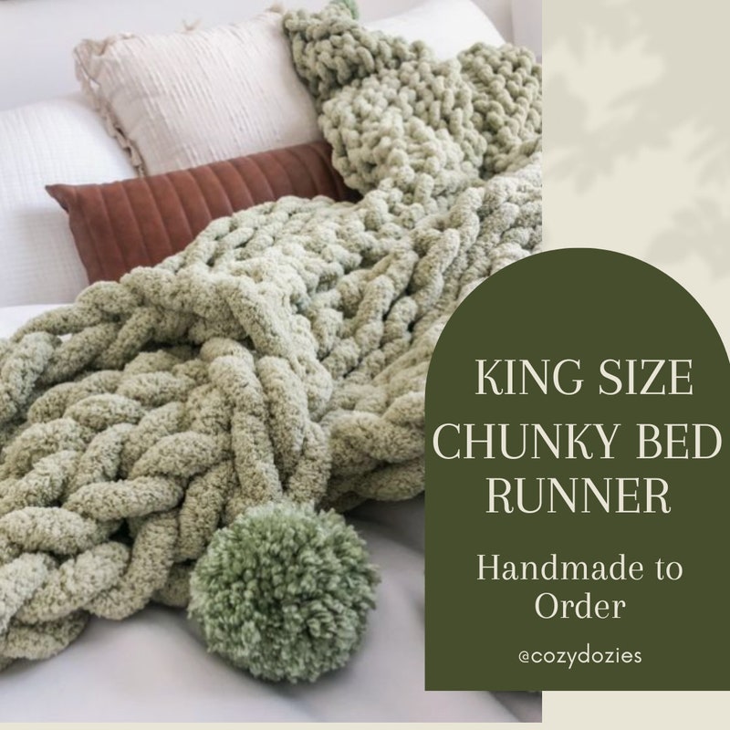 Bed Runner Knit - Etsy