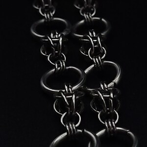 Fire Agate Chainmail Captive Bead Cross Necklace - Etsy