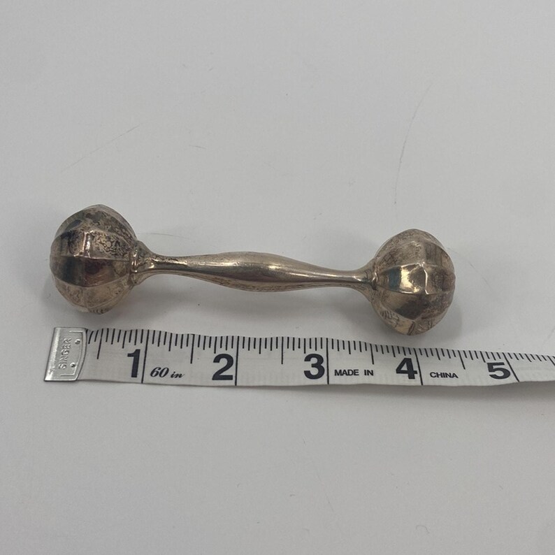 Antique Sterling Silver Double Ended Rattle - Etsy