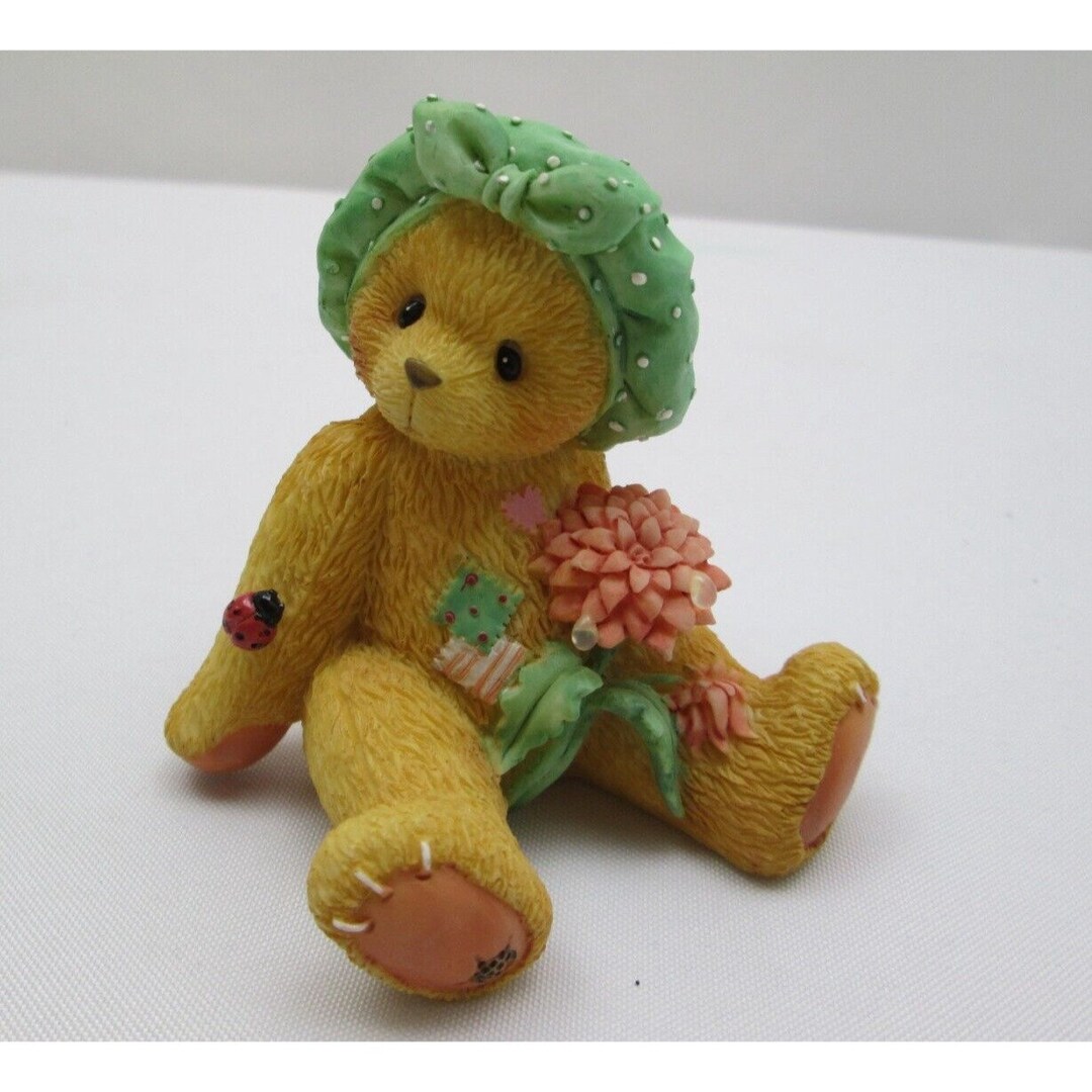 Cherished Teddies Bear Figurine 1996 Dahlia # 202932 * - Etsy