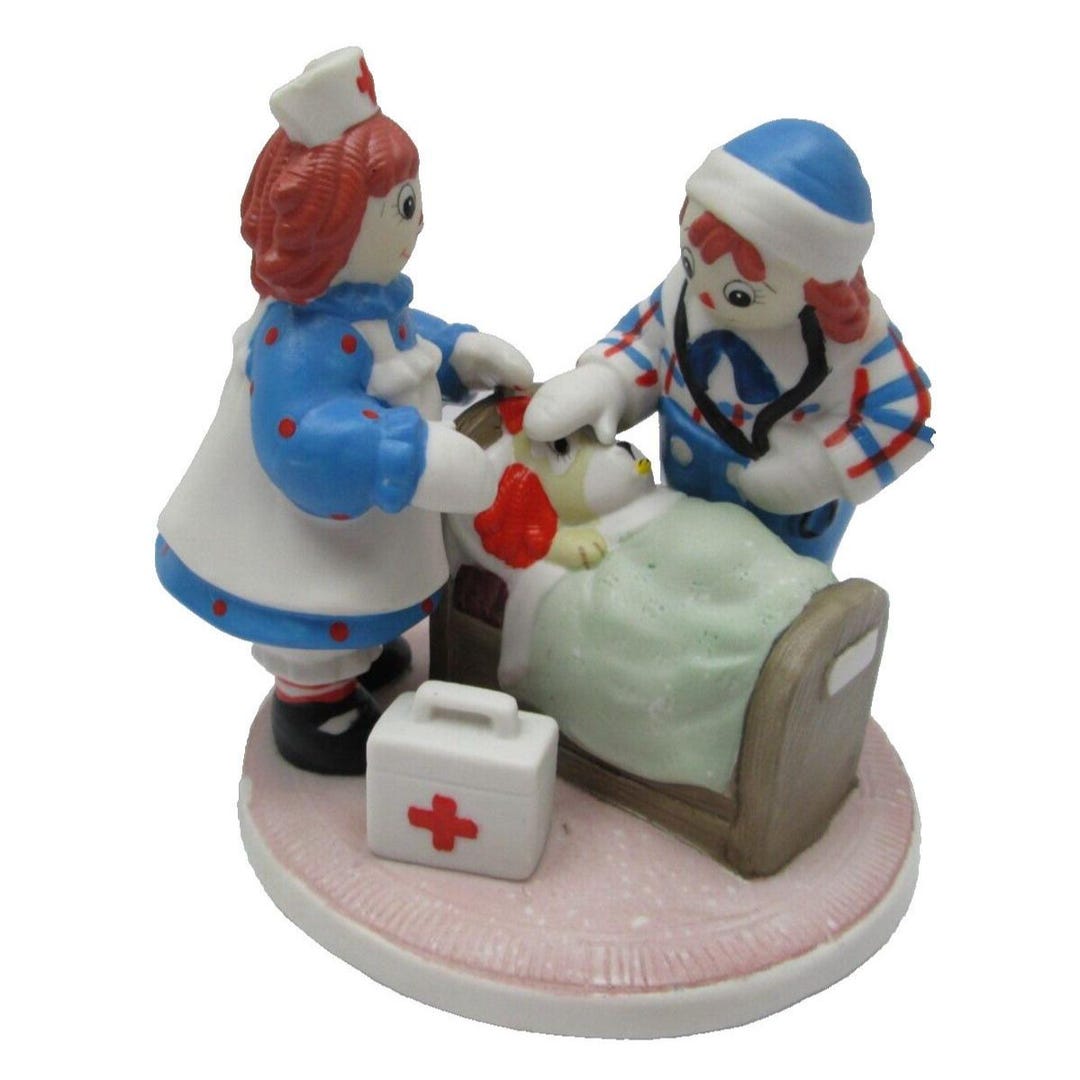 Flambro Raggedy Ann/andy Figurines "doctor and Nurse" - Etsy