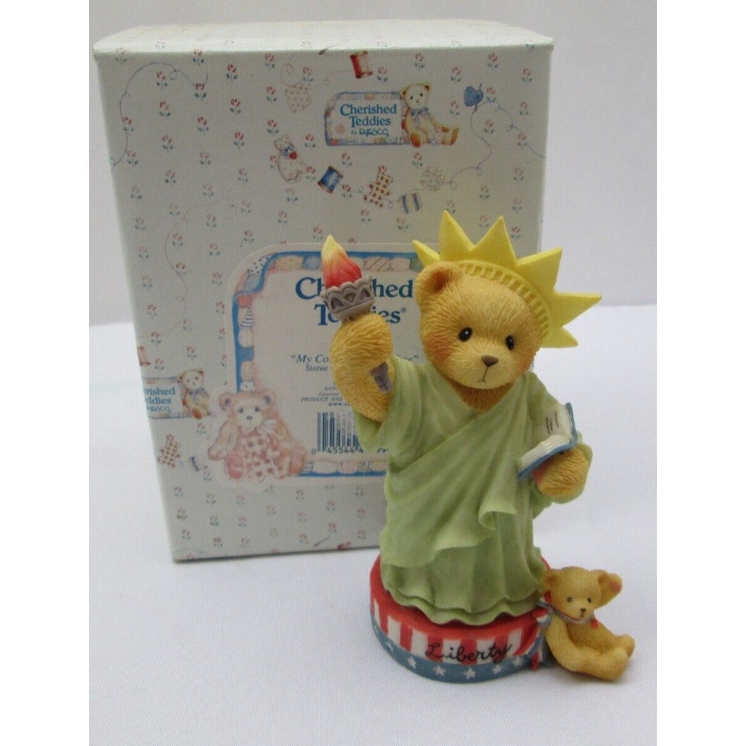 Cherished Teddies - Bear Figurine 1997 Libby # 305979 WITH BOX * - Etsy
