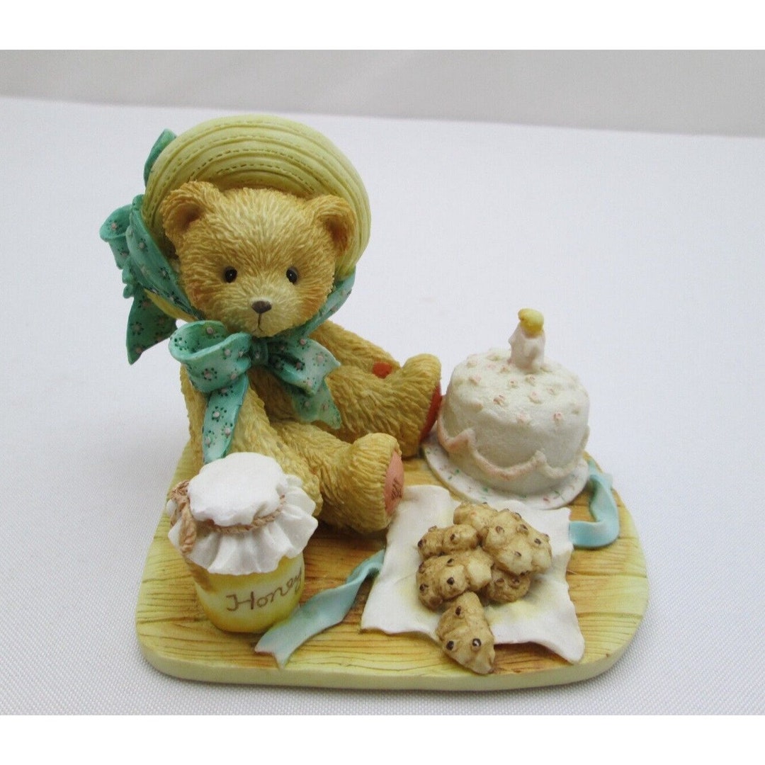 Cherished Teddies Bear Figurine 1991 Anna # 950459 * - Etsy