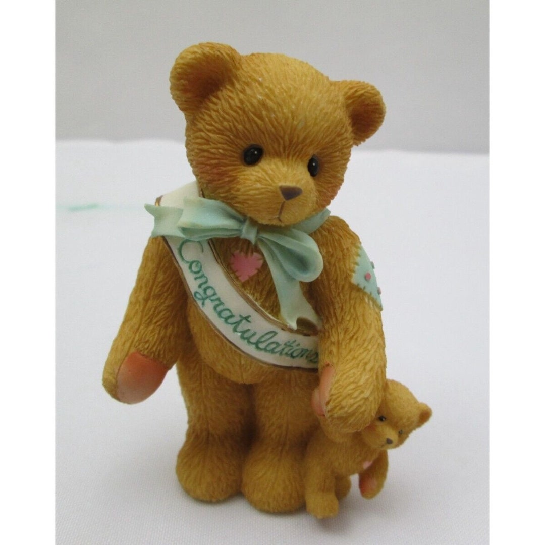 Cherished Teddies - Bear Figurine 1997 This Calls for A Celebration ...