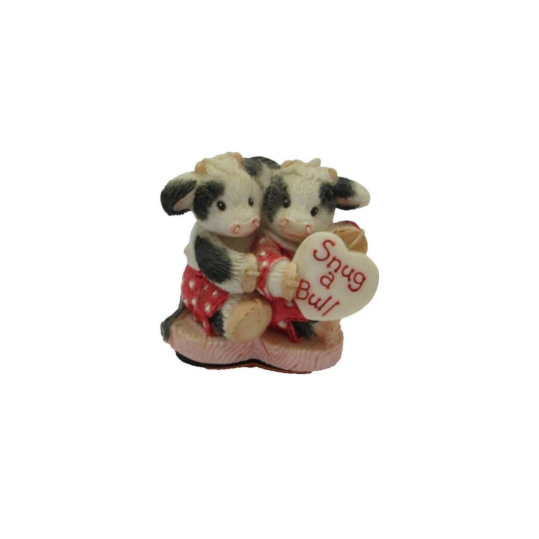 Mary's Moo Moo's Cow Figurine "snug A Bull" Stamper * - Etsy