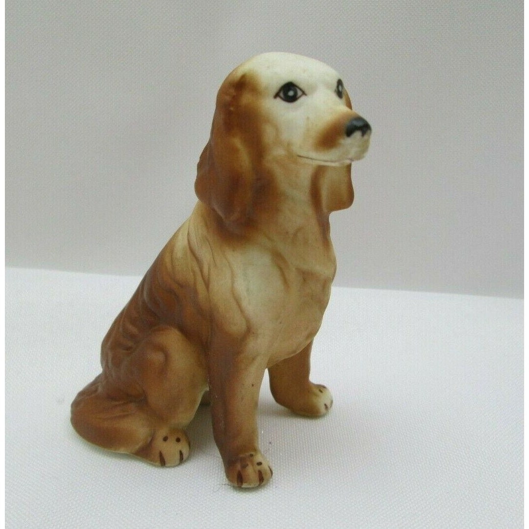 Vintage Lefton Bone China Cocker Spaniel Dog Figurine Japan - Etsy