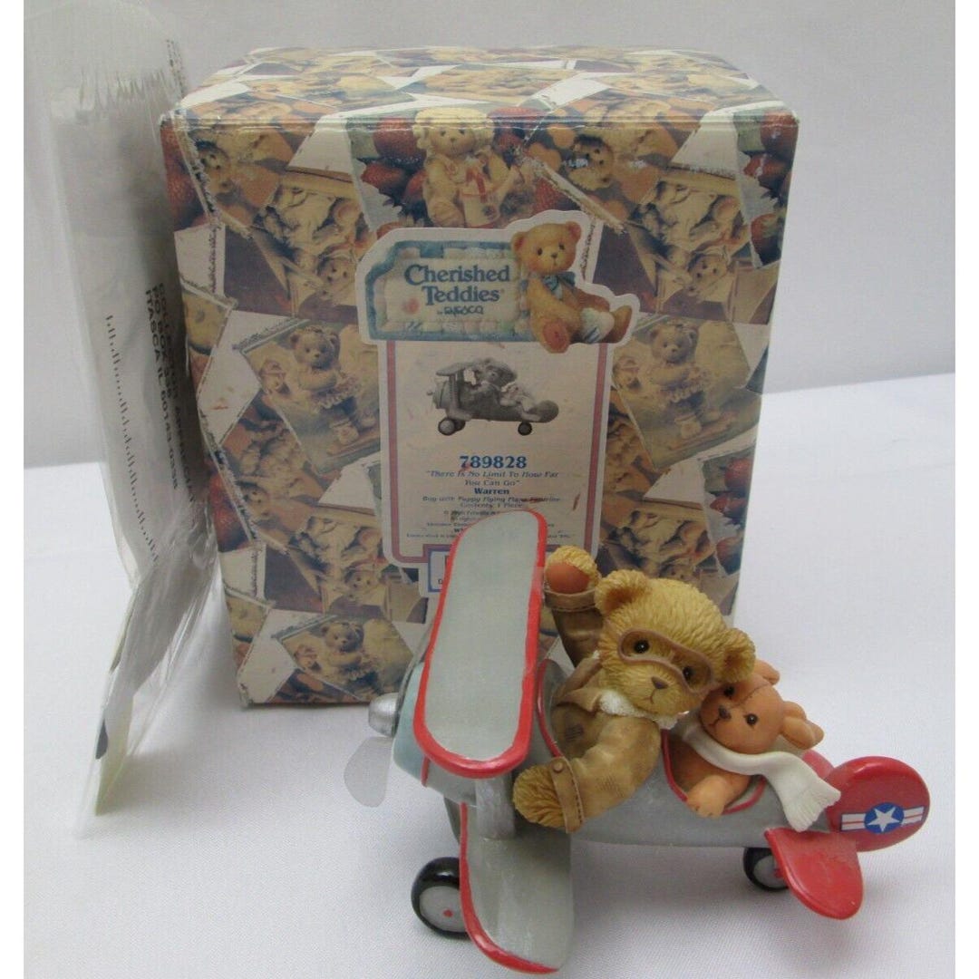 Cherished Teddies - Bear Figurine 2000 Warren # 789828 BOX/CERTIFICATE ...
