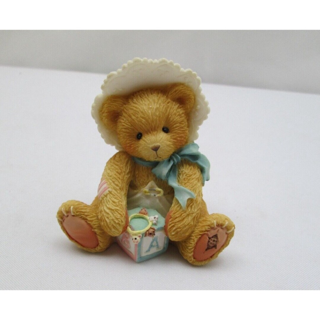 Cherished Teddies - Bear Figurine 1993 Bobbie # 624896 * - Etsy