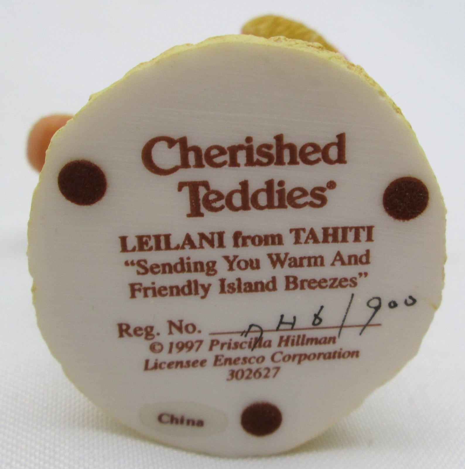 Cherished Teddies Figurine 1997 Leilani From Tahiti 302627 - Etsy