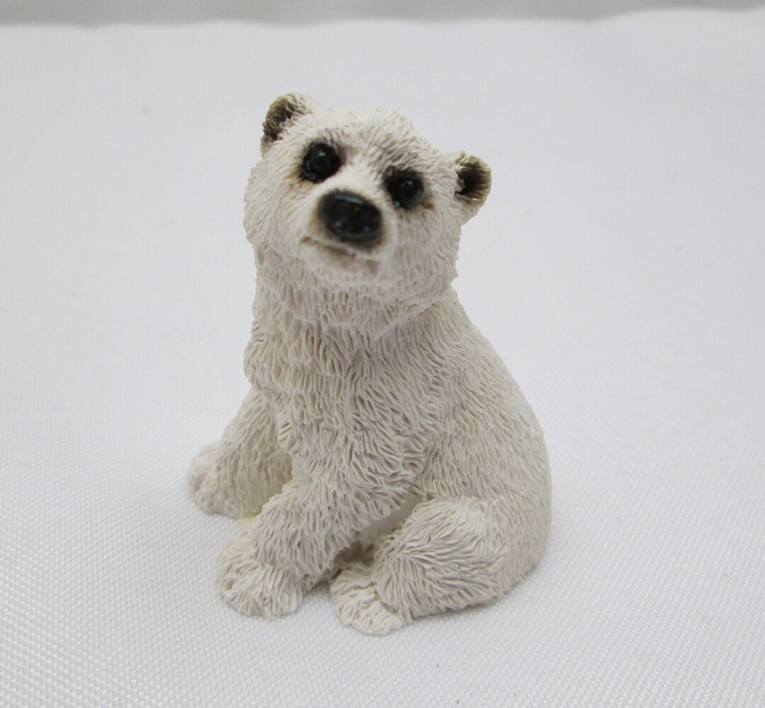 Stone Critter Littles Polar Bear Cub SCL-198 1990 Vintage - Etsy