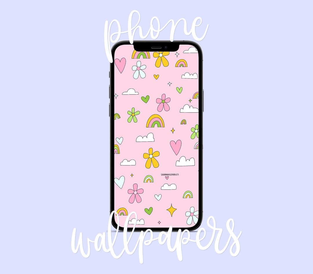 Amazing Things Phone Wallpaper Pack / Instant Download / Hand-lettered ...