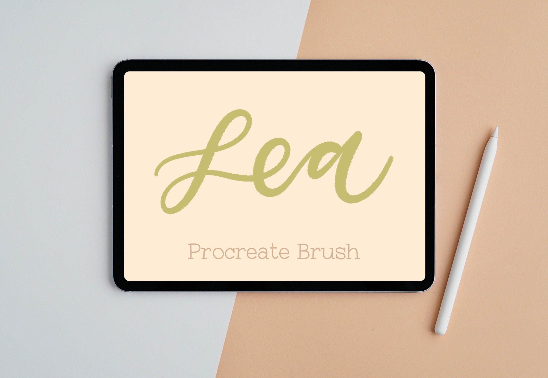Lea Procreate Brush / Instant Download / Handlettering Tool / Digital ...