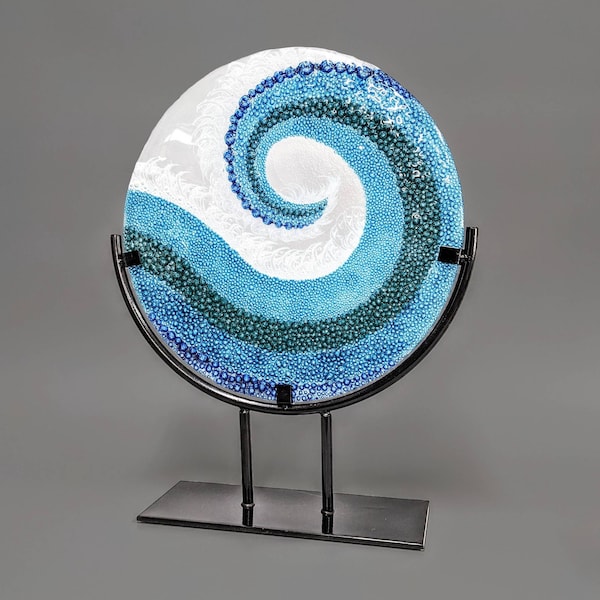 Glass Wave Sculpture - Etsy