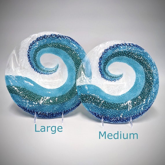 Crashing Ocean Waves Bowl Rolling Breaking Wave Sea Blue - Etsy