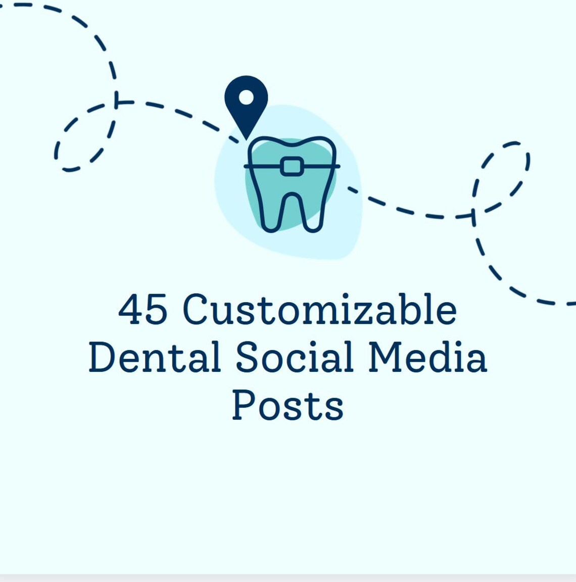 EDITABLE 45 Dental Office Instagram Post Templates for Dentists ...