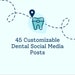 EDITABLE 45 Dental Office Instagram Post Templates for Dentists ...