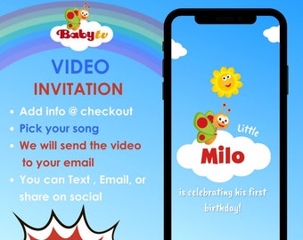 Baby First Tv Party - Etsy