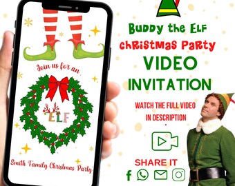 Elf Party Invite | Etsy