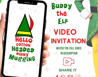 Buddy Elf Invitation - Etsy