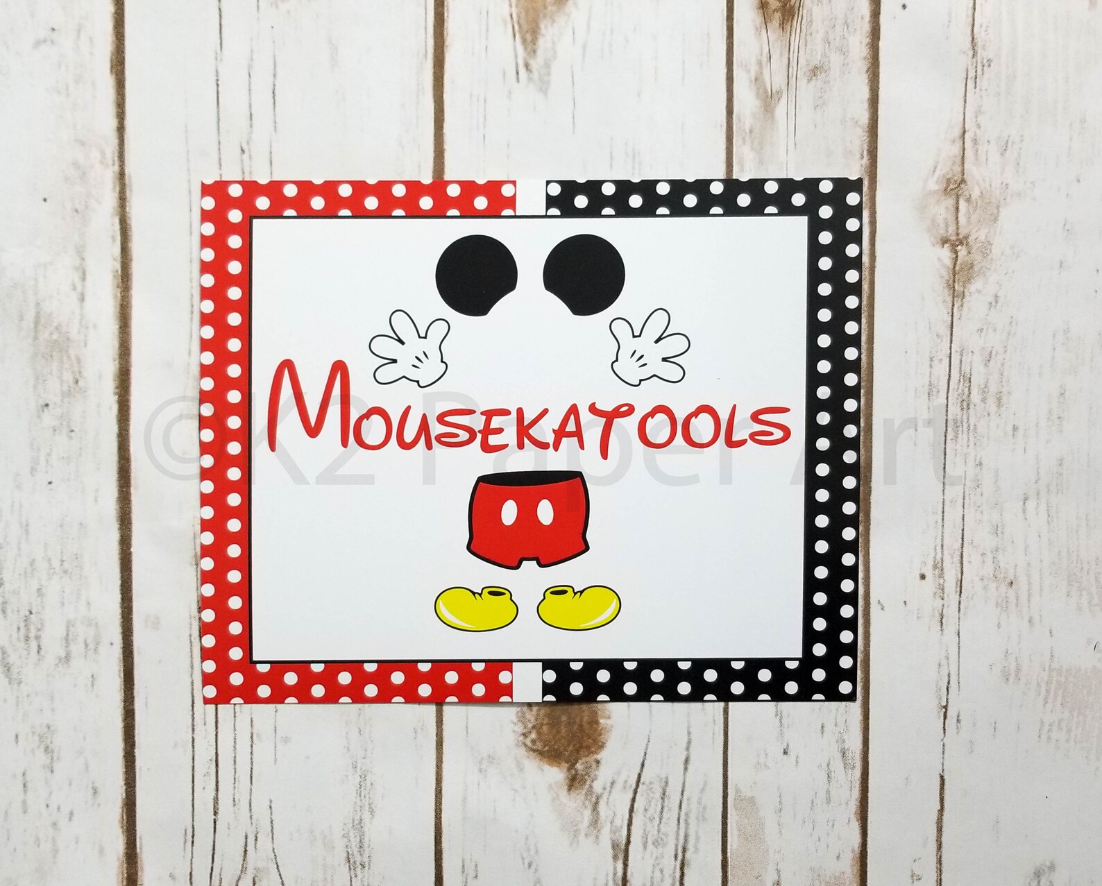 Mickey Mouse Party Signs Set of Mickey Mouse Sign Mickey | Etsy