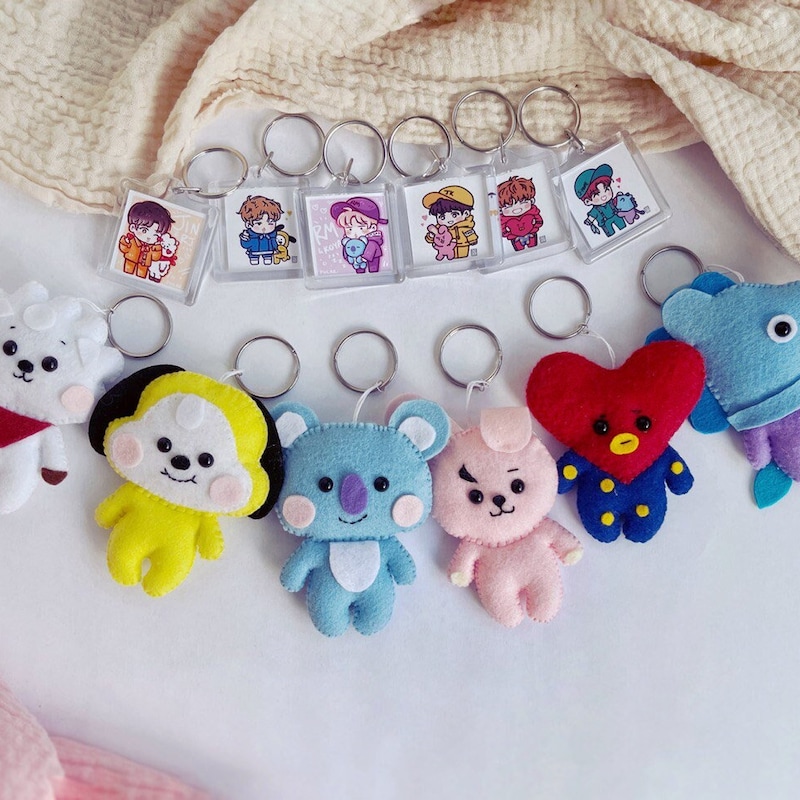 Bts Keychain - Etsy