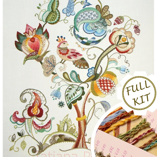 Crewel Embroidery Kits - Etsy