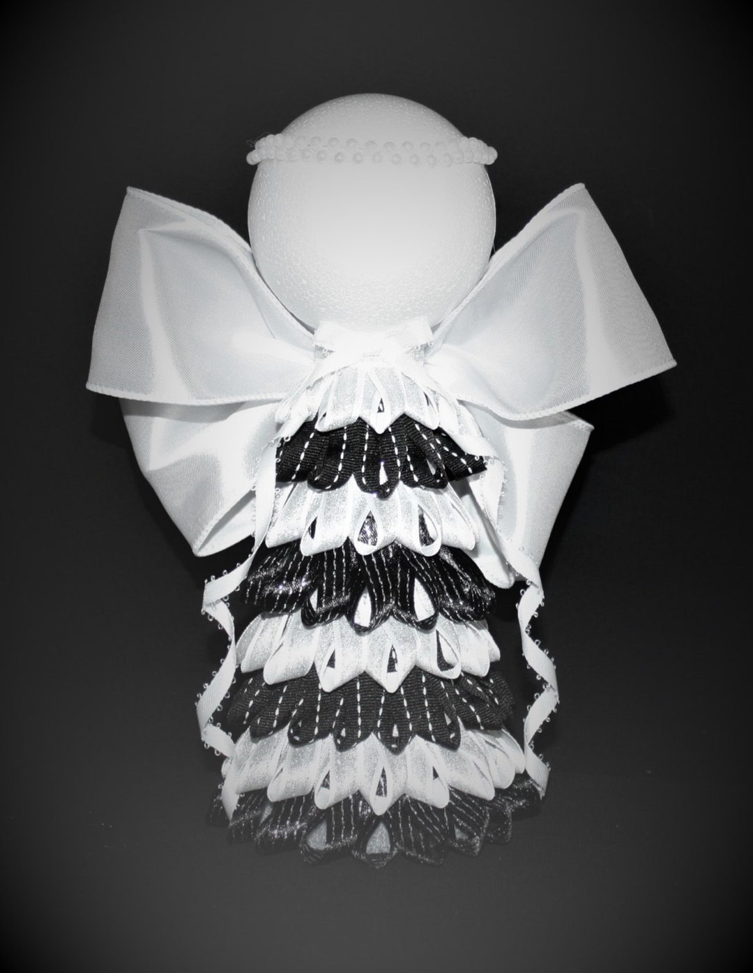 Ribbon Angel / Table Decor / Christmas / Decoration / Religious ...