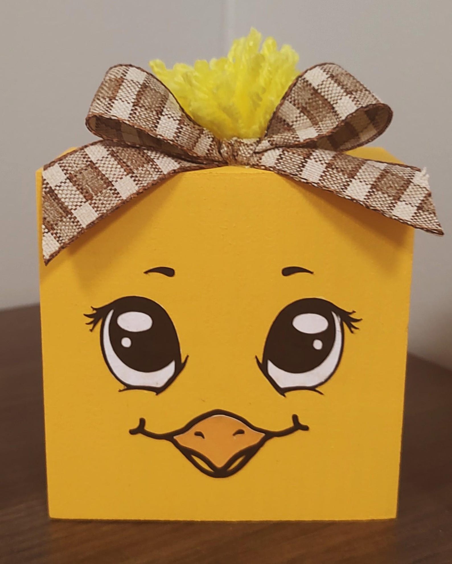 Easter Chick, Wood Block Chick, Spring Chicken, Shelf Sitter, Tray ...