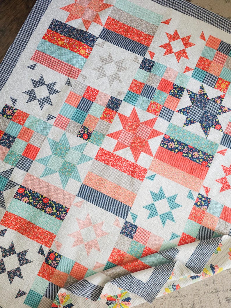 All American Remix Quilt Kit PRE-ORDER - Ships September - Etsy