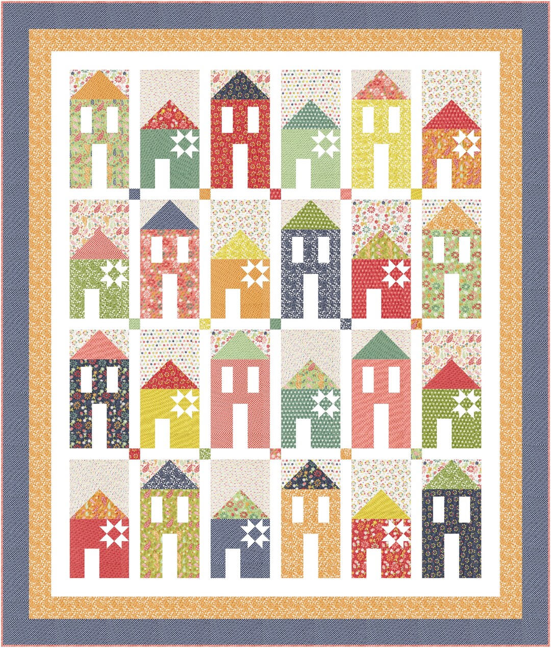 Sunshine Village - Paper Pattern - Etsy