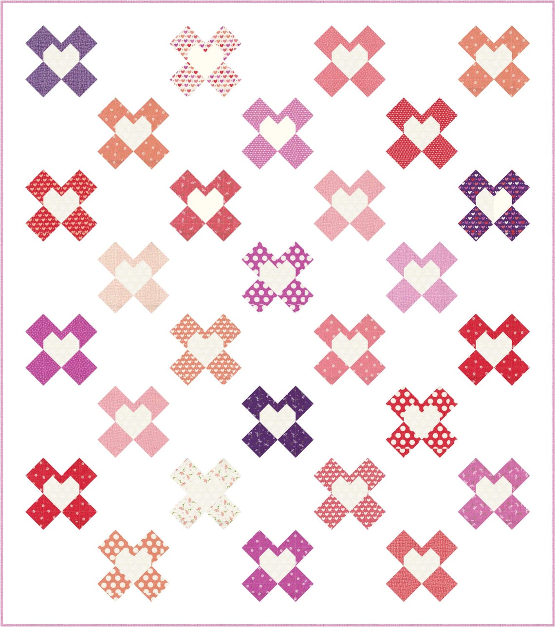 Cross My Heart PDF Pattern - Etsy