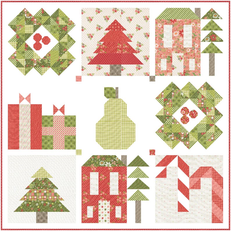 Christmas Lane - Paper Pattern - Etsy