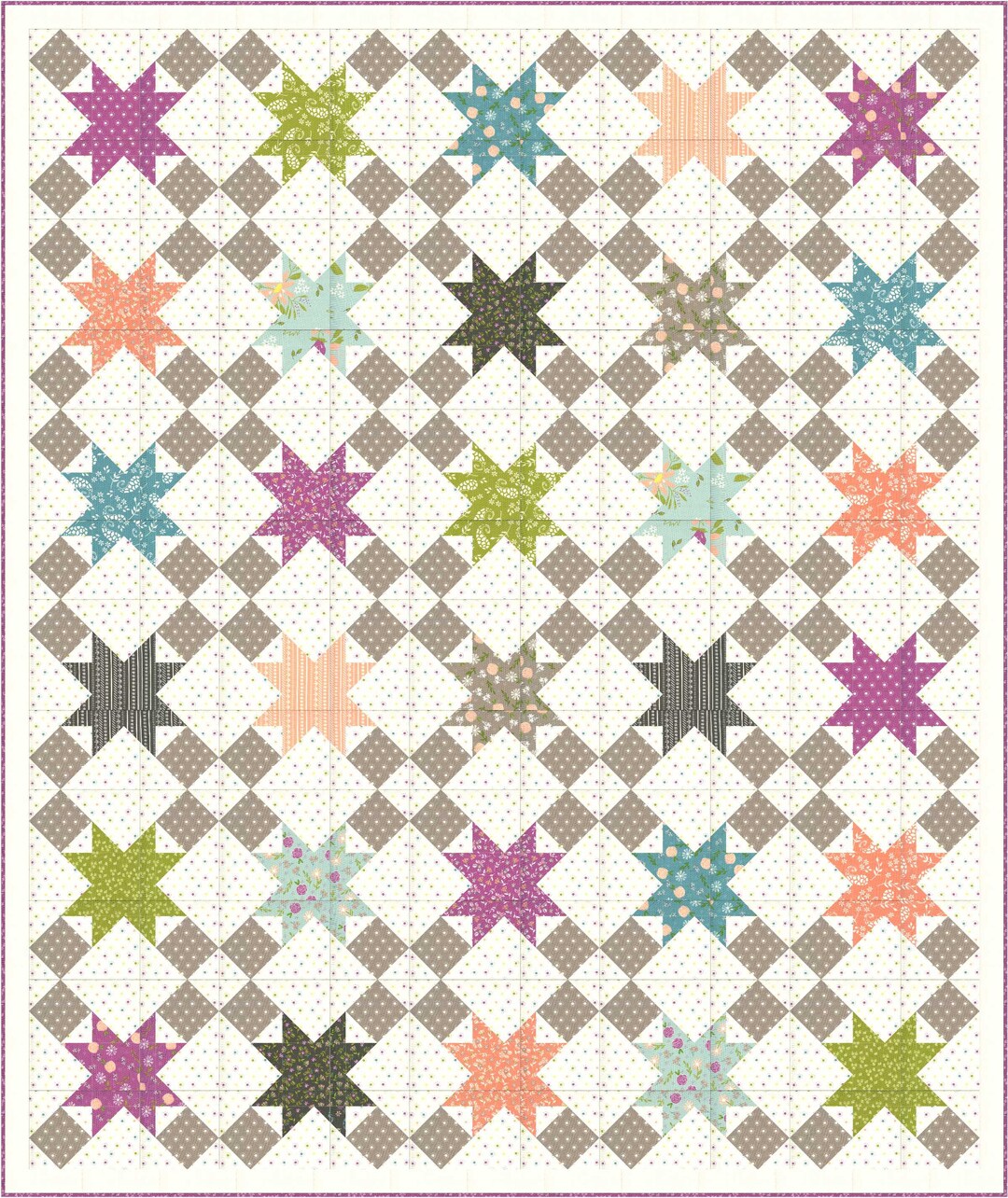 Sparkling Paper Pattern - Etsy