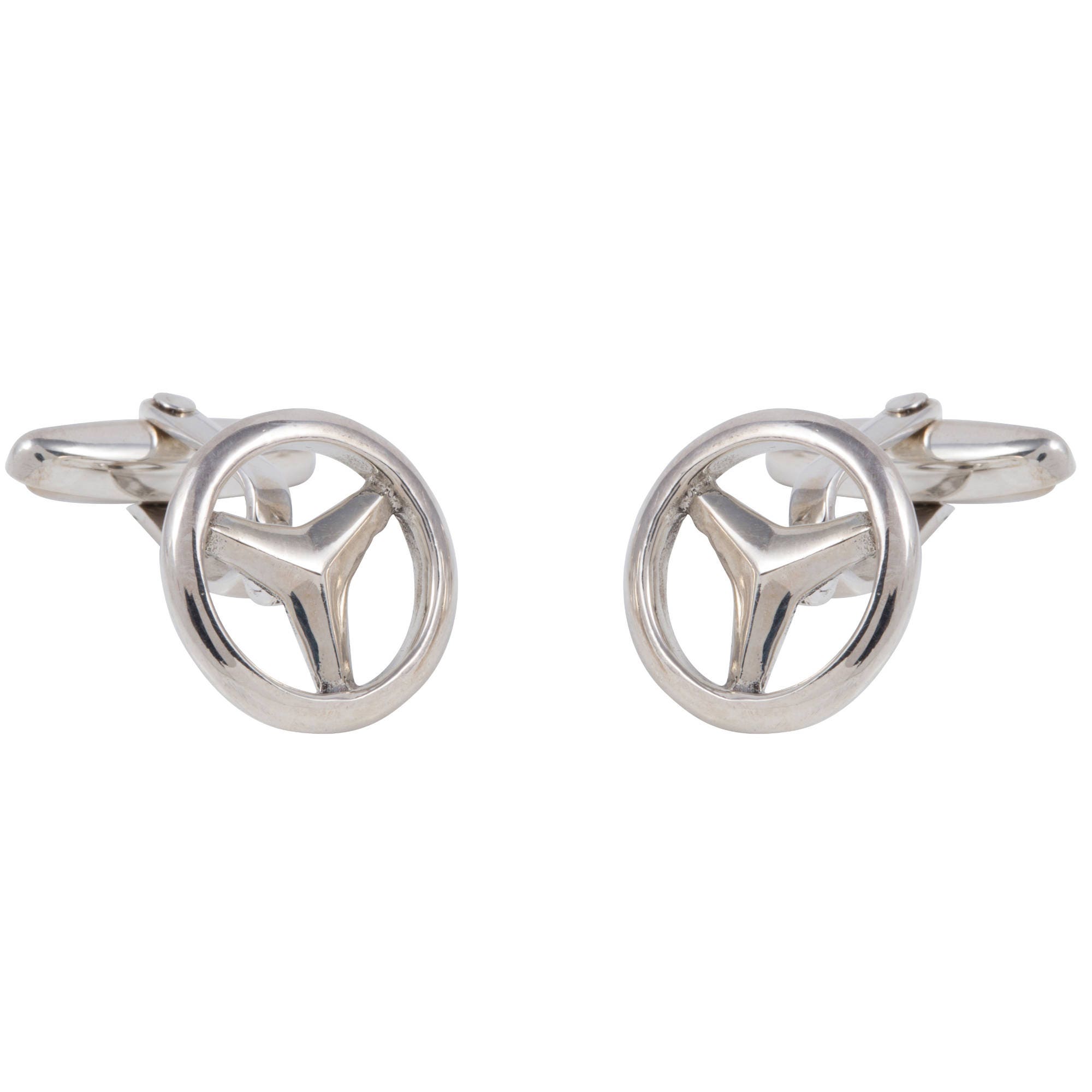 Sterling Silver Mercedes Cufflinks - Etsy