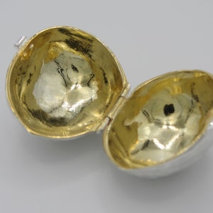 Walnut - Sterling Silver With Gold Plated Interior - Etsy